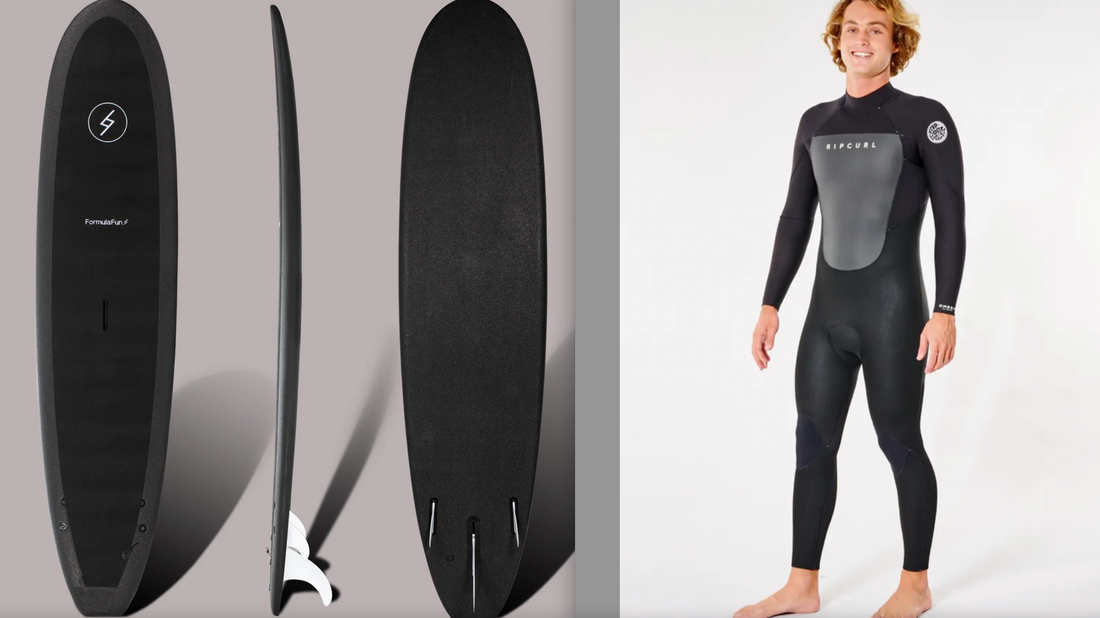 1 Hour Wetsuit / Surfboard Rental Combo – ElPortoSurfShop